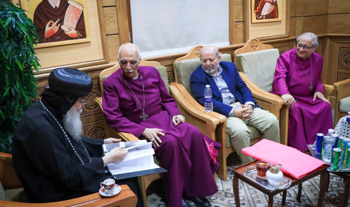 Archbishop Visits Bishop Makarios, Coptic Orthodox Bishop of Minya ...