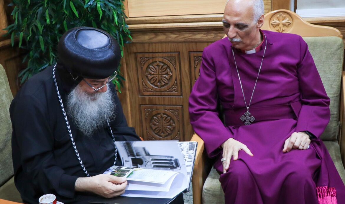 Archbishop Visits Bishop Makarios, Coptic Orthodox Bishop of Minya ...